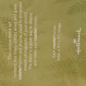 Hallmark | Accents | Vintage Hallmark Coaster Frames With Display Stand ...